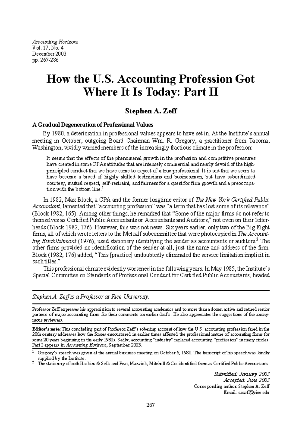 How the U.S. Accounting Profession Evolved: A Historical Perspective ...