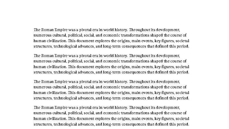 Exploring the Roman Empire: Key Events and Transformations - Studocu