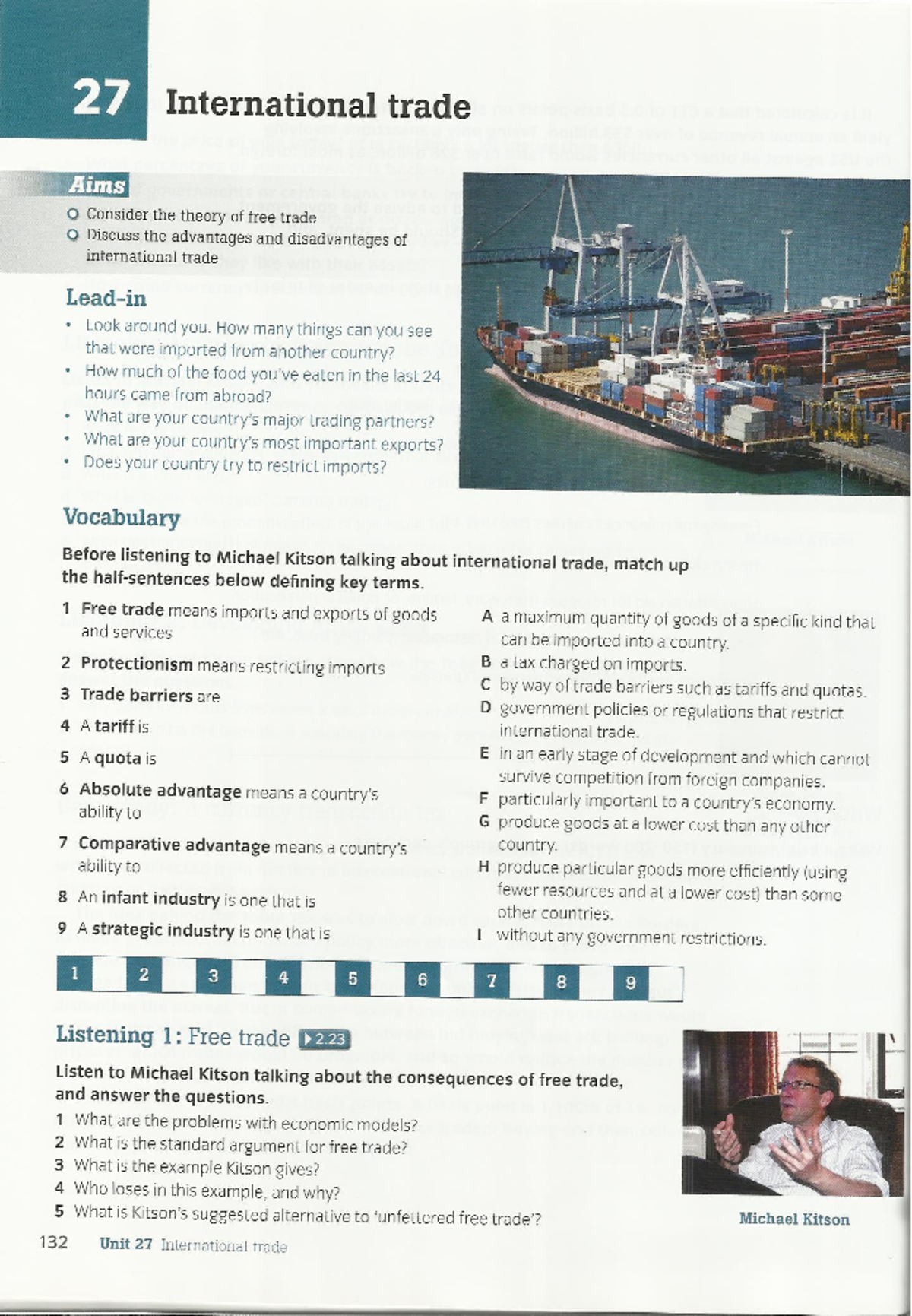 Unit 17 - Unit 17 International Trade - 27 International trade Aims ...