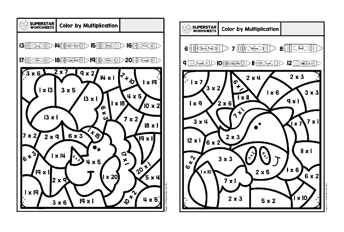 I3 Color by Multiplication Worksheets for Kids - Studocu