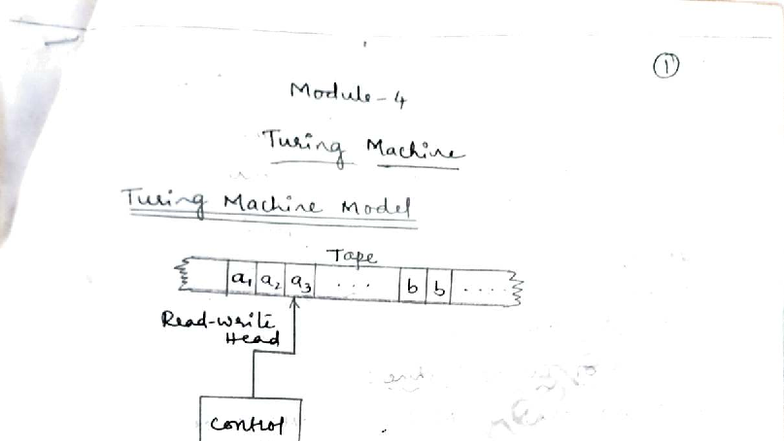 TOC for Module 5: Turing Machines and Automata Theory - Studocu