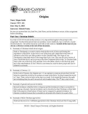 UNV-104 Final Draft Expository Essay - Megan Smith Grand Canyon ...