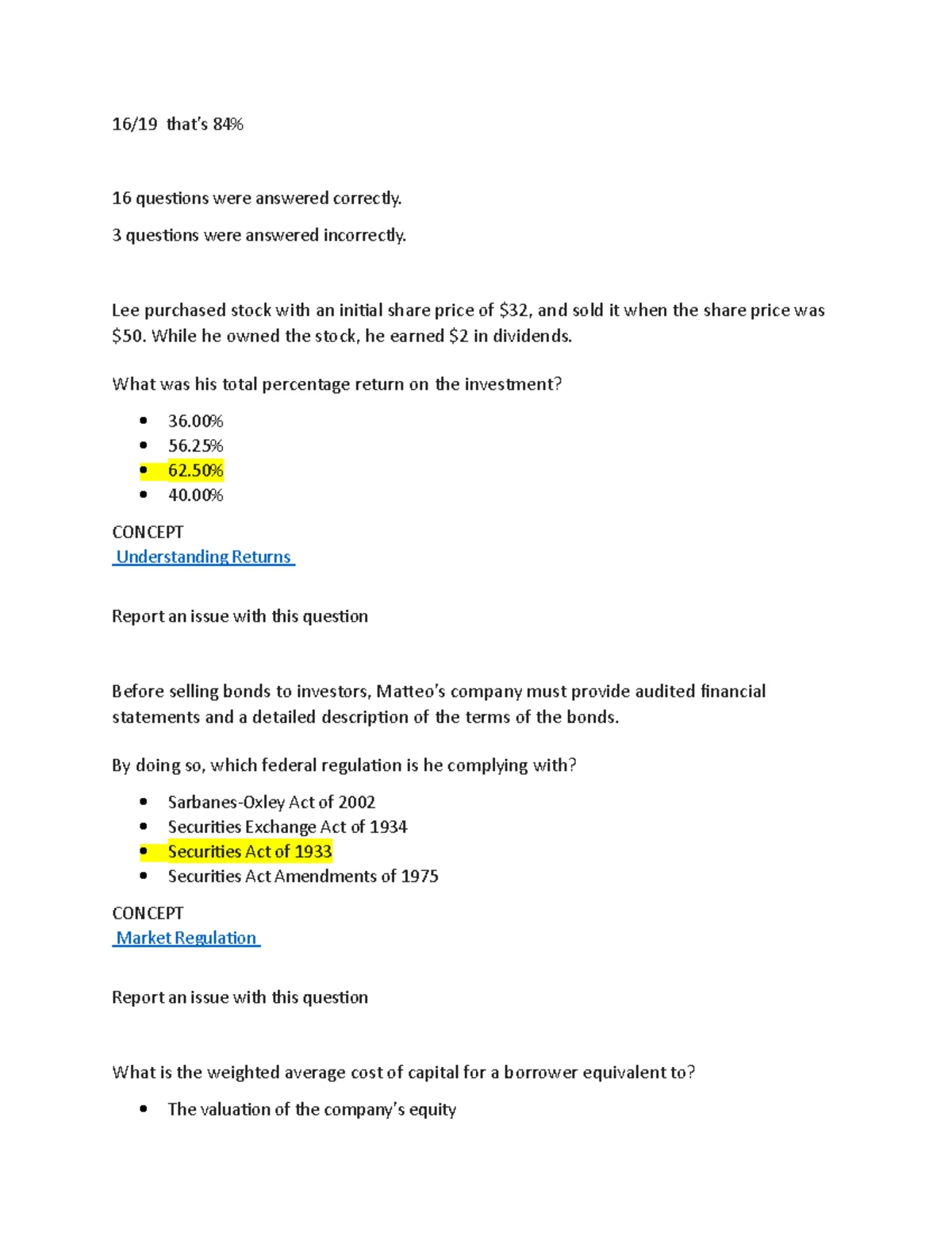 Sophia Unit2 milestone 2 - 1 13/20 that's 65% RETAKE 13 questions were answered correctly. 7 ...