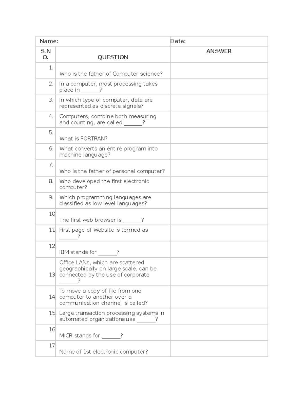COM 101 Long Quiz Questions & Answers Compilation - Studocu