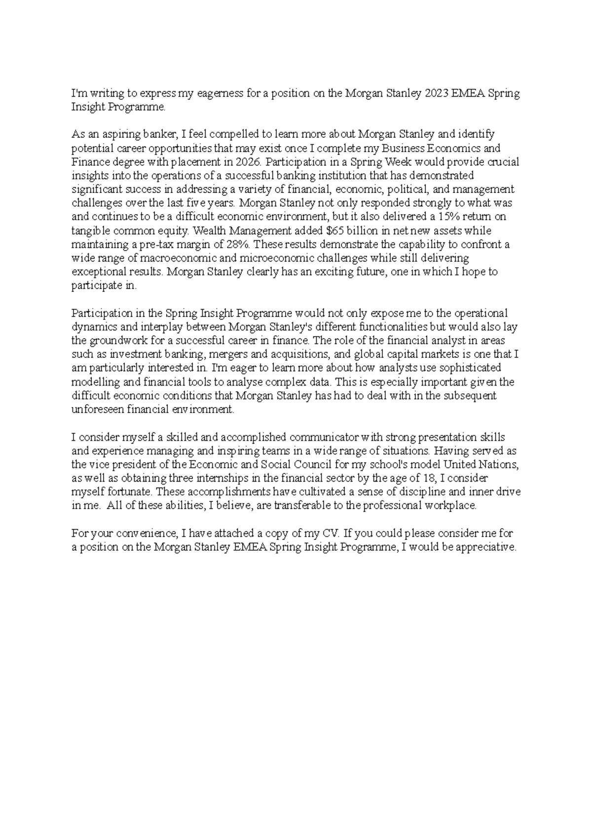 Cover Letter Morgan Free Job Winning Cover Letter Examples For 2024