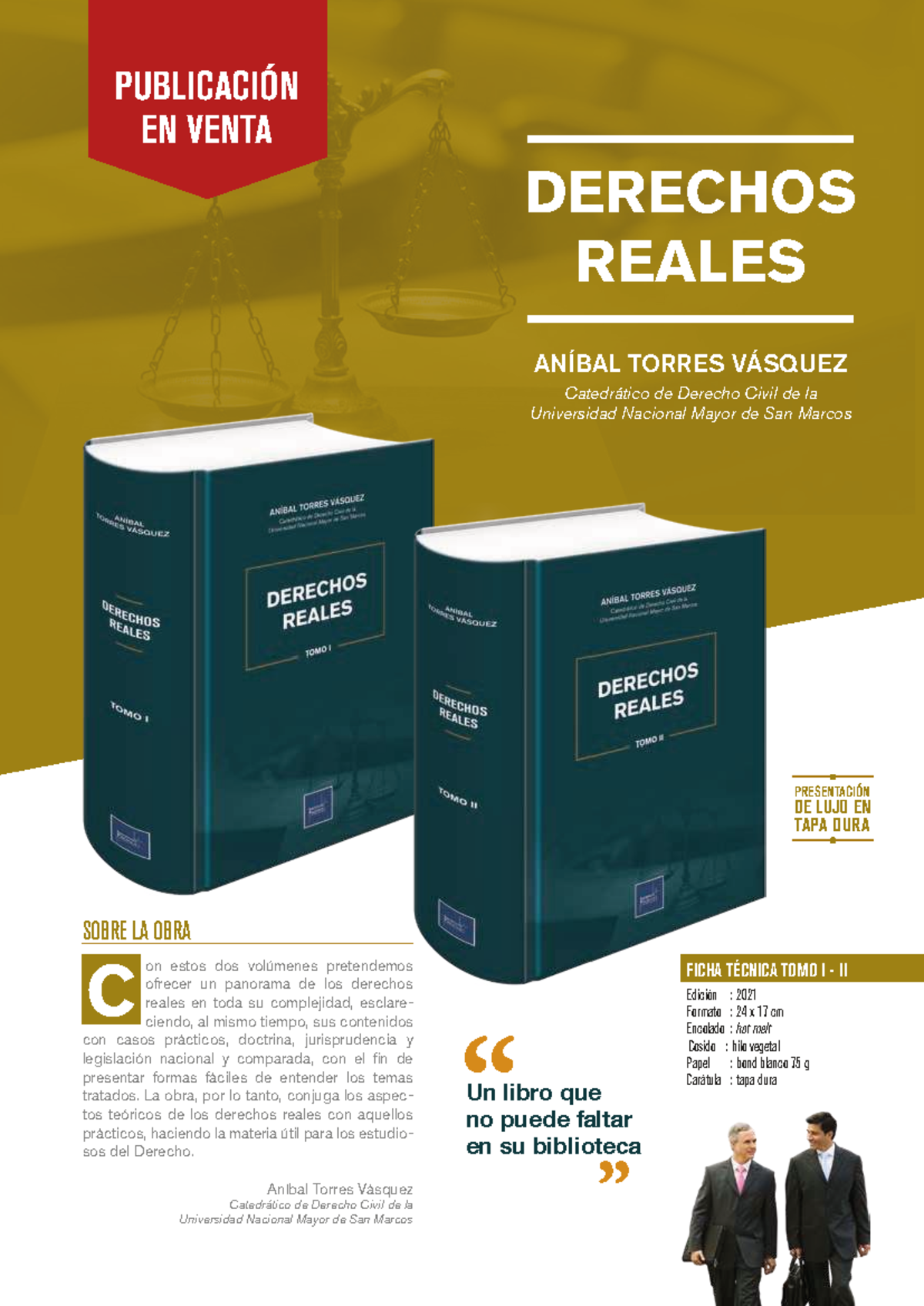 DERECHOS REALES: ANÍBAL TORRES VÁSQUEZ - TOMO I Y II - Studocu