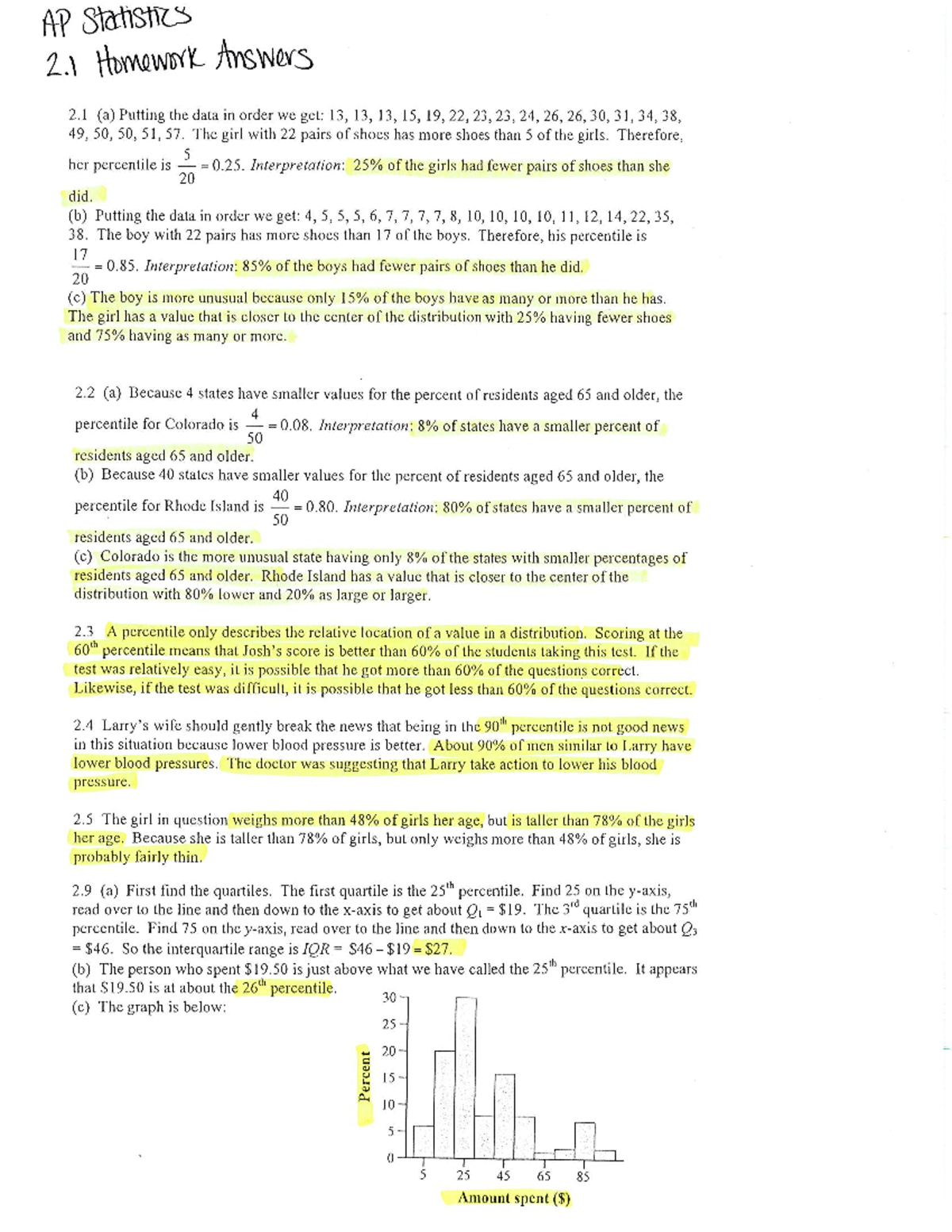 2 - AP statistics worksheet on binomial trials vs geometric ones - AP ...