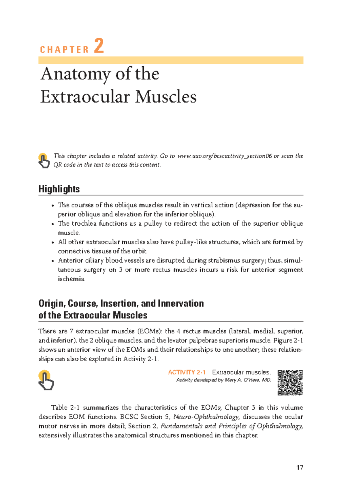 CHAPTER 2: Anatomy of Extraocular Muscles in Pediatric Ophthalmology ...