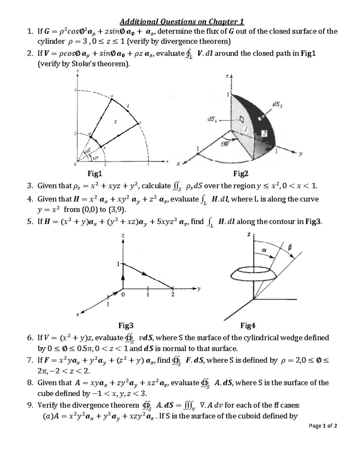 EMF Practice Questions and Problems for Chapter 1 - Studocu