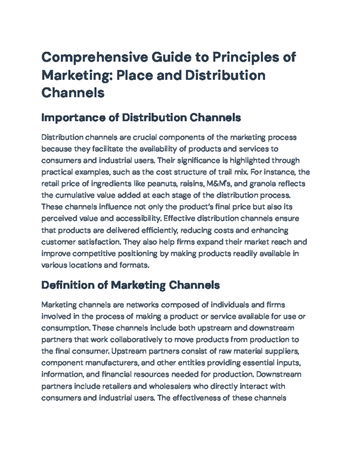 Understanding Distribution Channels in Marketing: A Comprehensive Guide ...
