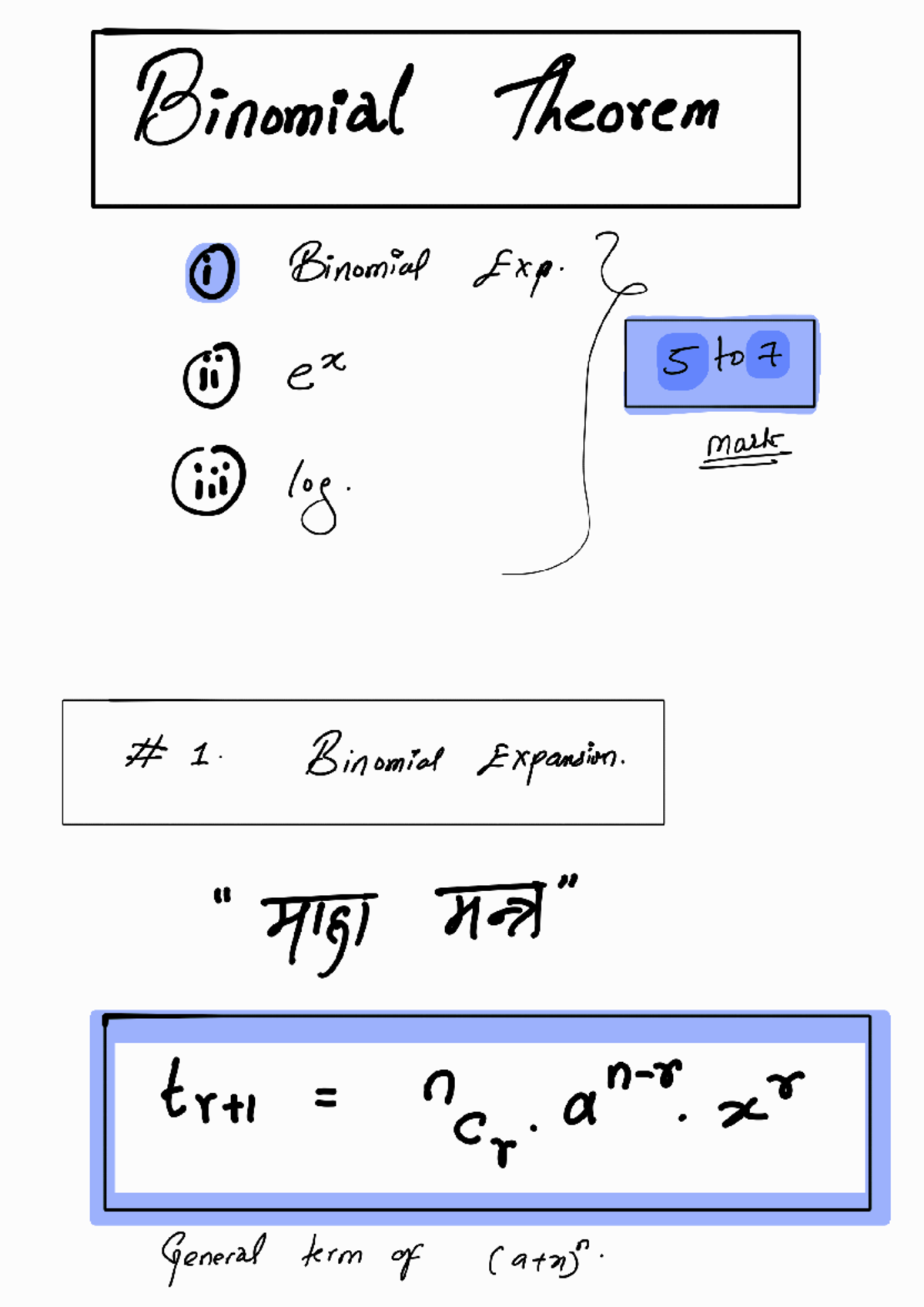 Binomial Theorem Lecture Notes - HIST Cr 1 - Studocu