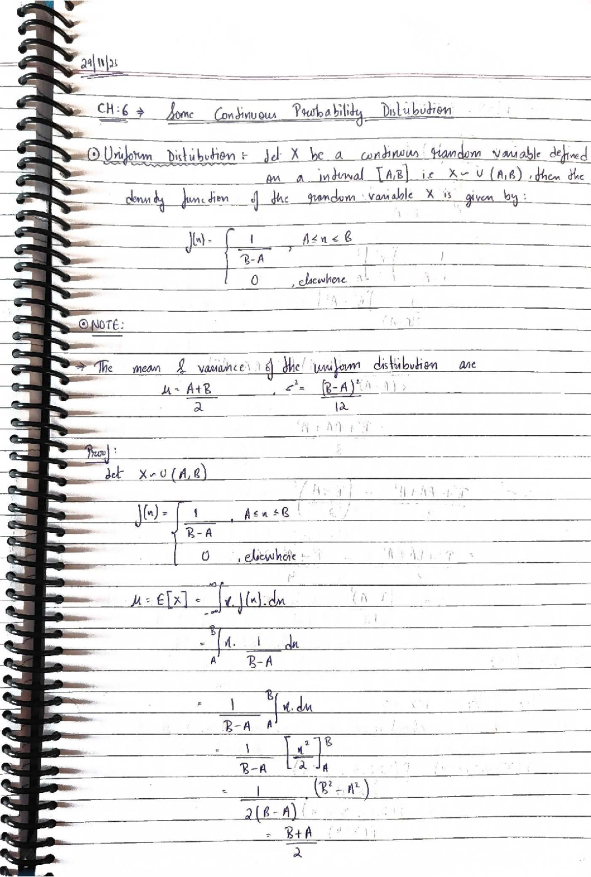CH:6 Continuous Probability Distributions: Uniform & Normal - Studocu