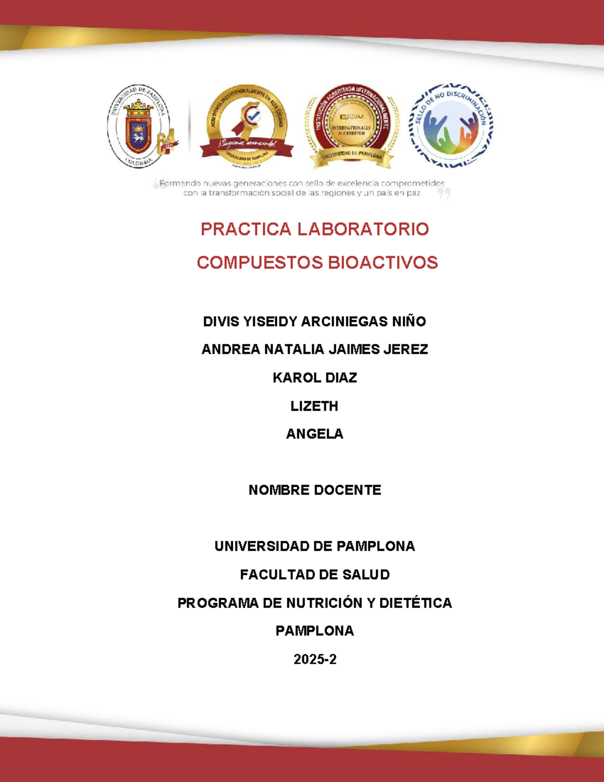 Informe #1: Compuestos Bioactivos en Frutas y Verduras - Nutrición y ...