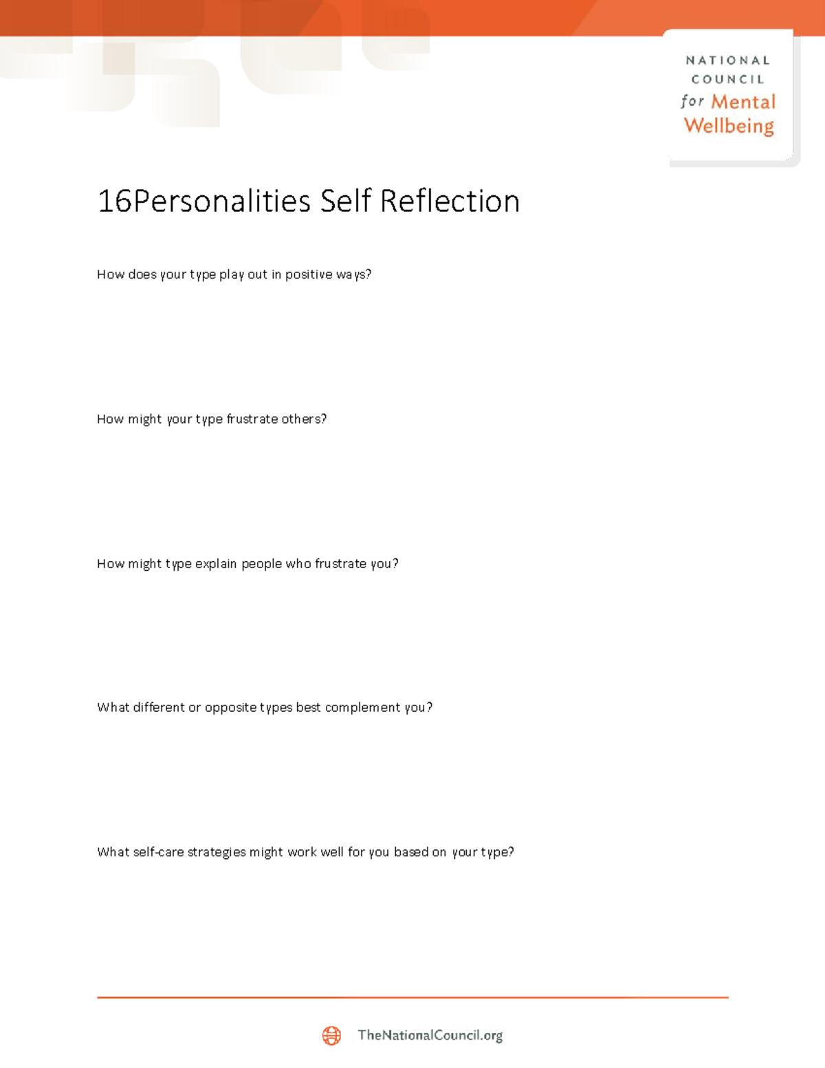 16Personalities-Self-Reflection - 16Personalities Self Reflection How ...