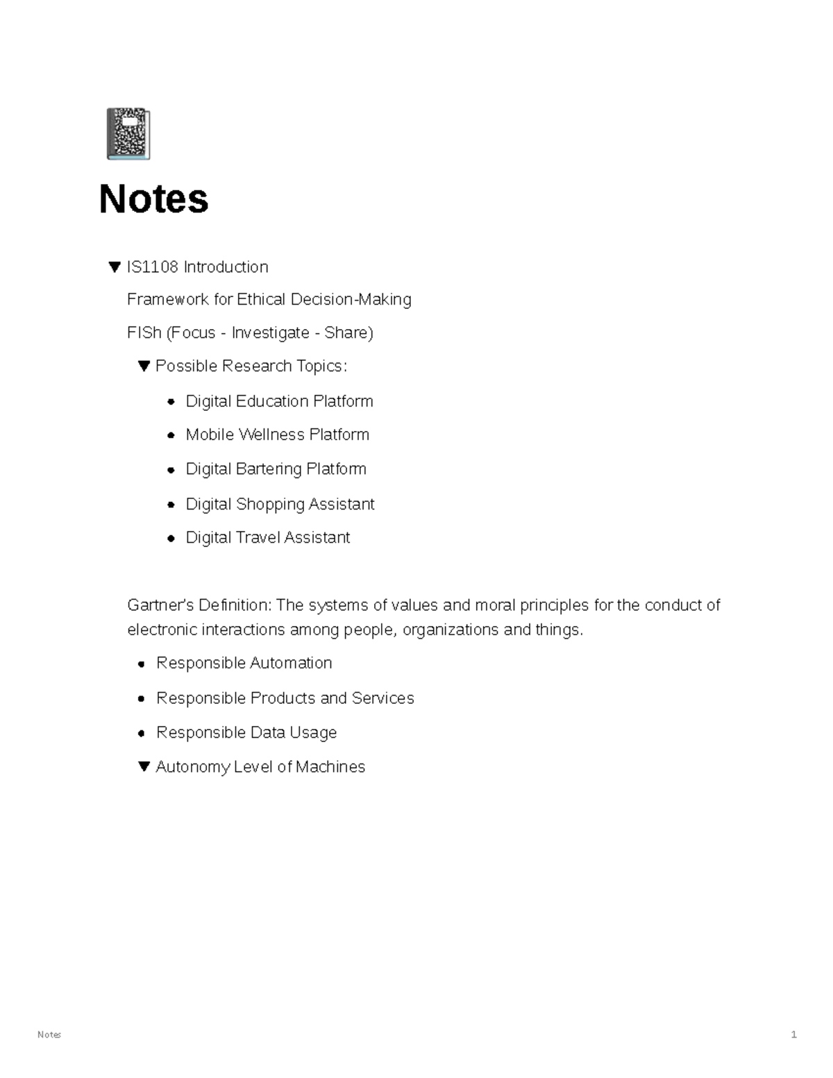IS1108 Final Exam Notes: Ethical Frameworks in Digital Technology - Studocu