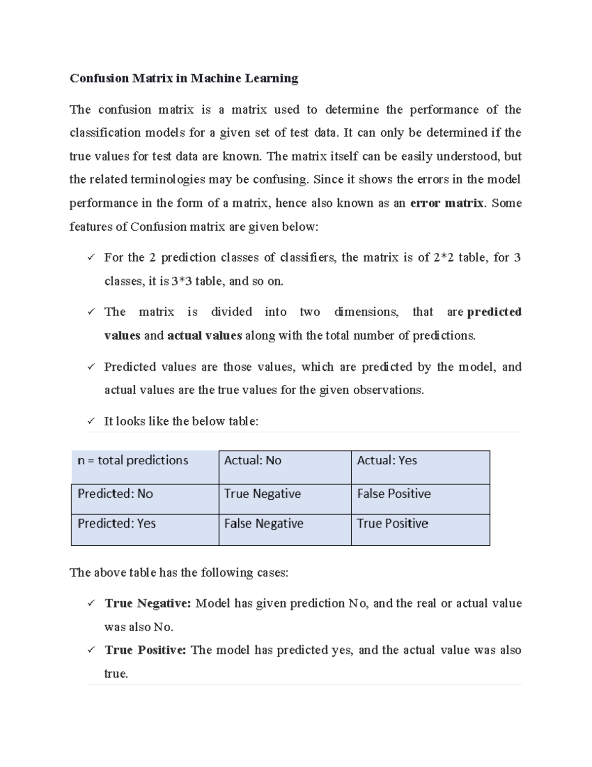 Addtional note-Confusion Matrix in Machine Learning - Confusion Matrix ...