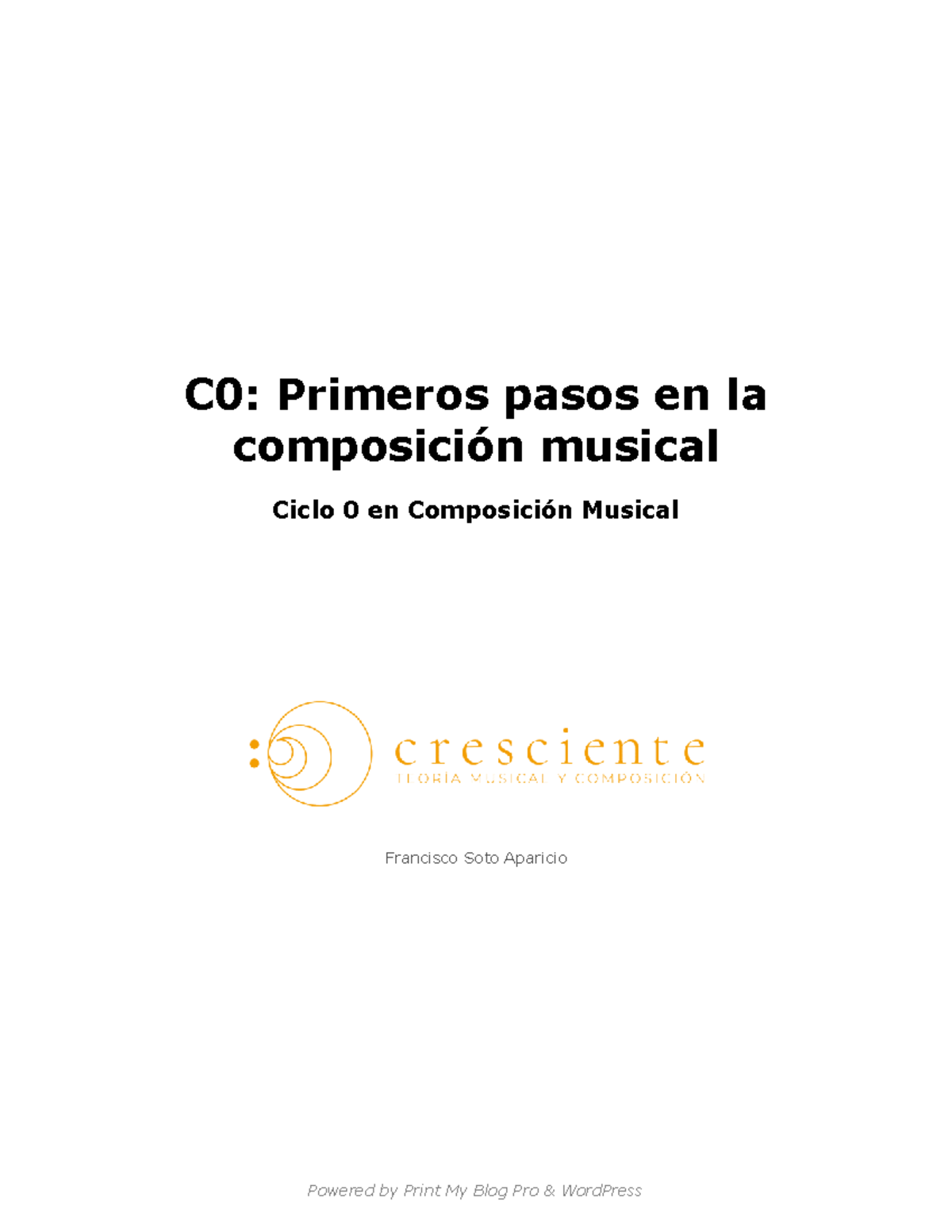 C0: Introducción a la Teoría Musical en Composición Musical - Studocu