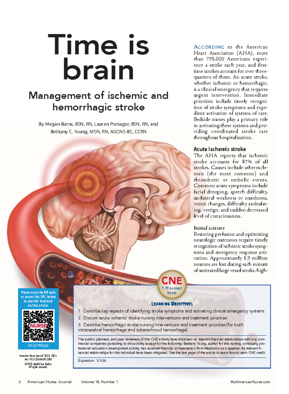 An1 CE Stroke 1215 - Sim Lab: Acute Ischemic & Hemorrhagic Stroke ...