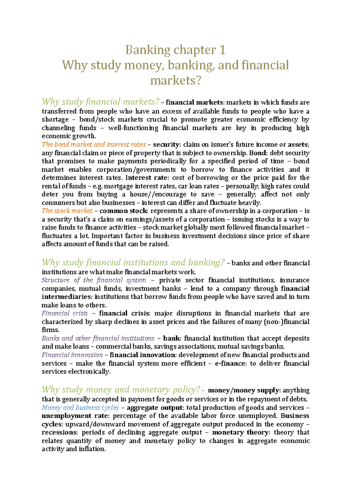 Chap 5 - The Economics of Money, Banking and Financial Markets - 1 ...