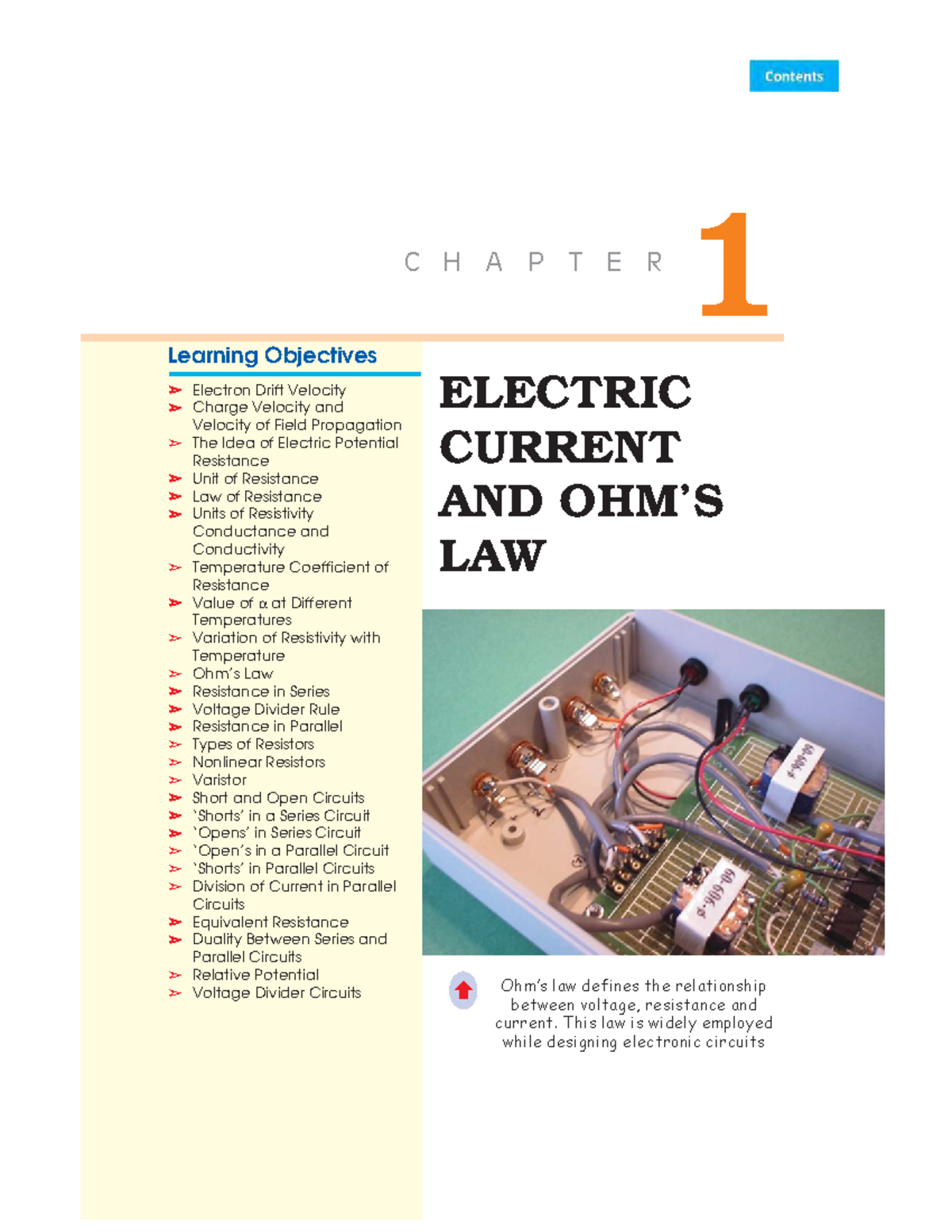 01-Electric Current and Ohm’s Law: Understanding Fundamentals - Studocu