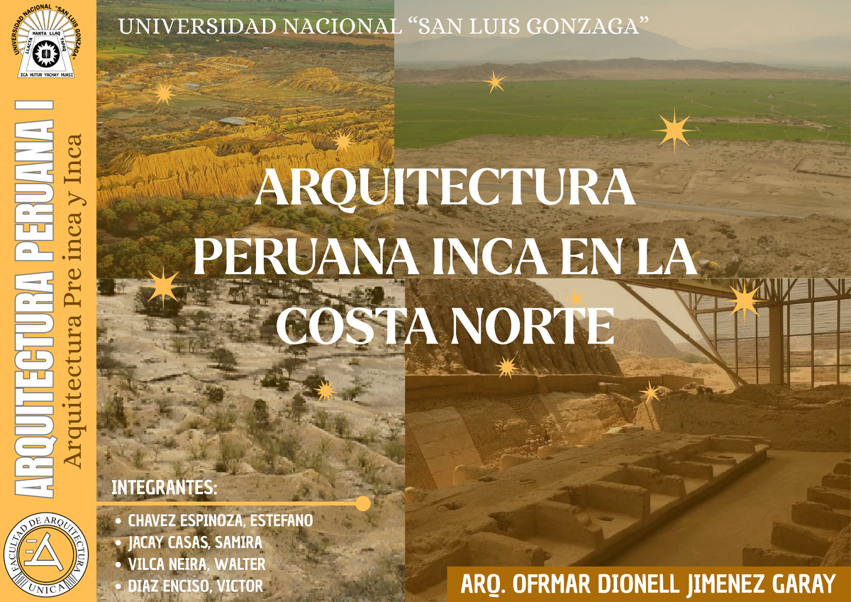 Arquitectura Peruana Inca en la Costa Norte - ARQ. HISTORIA I - Studocu
