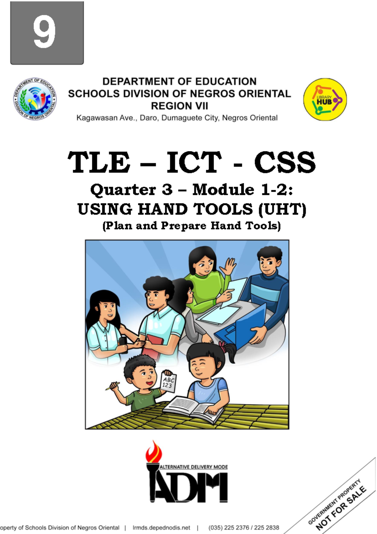 TLE-ICT-CSS-9 Q3-Module-1-2: Planning and Preparing Hand Tools - Studocu