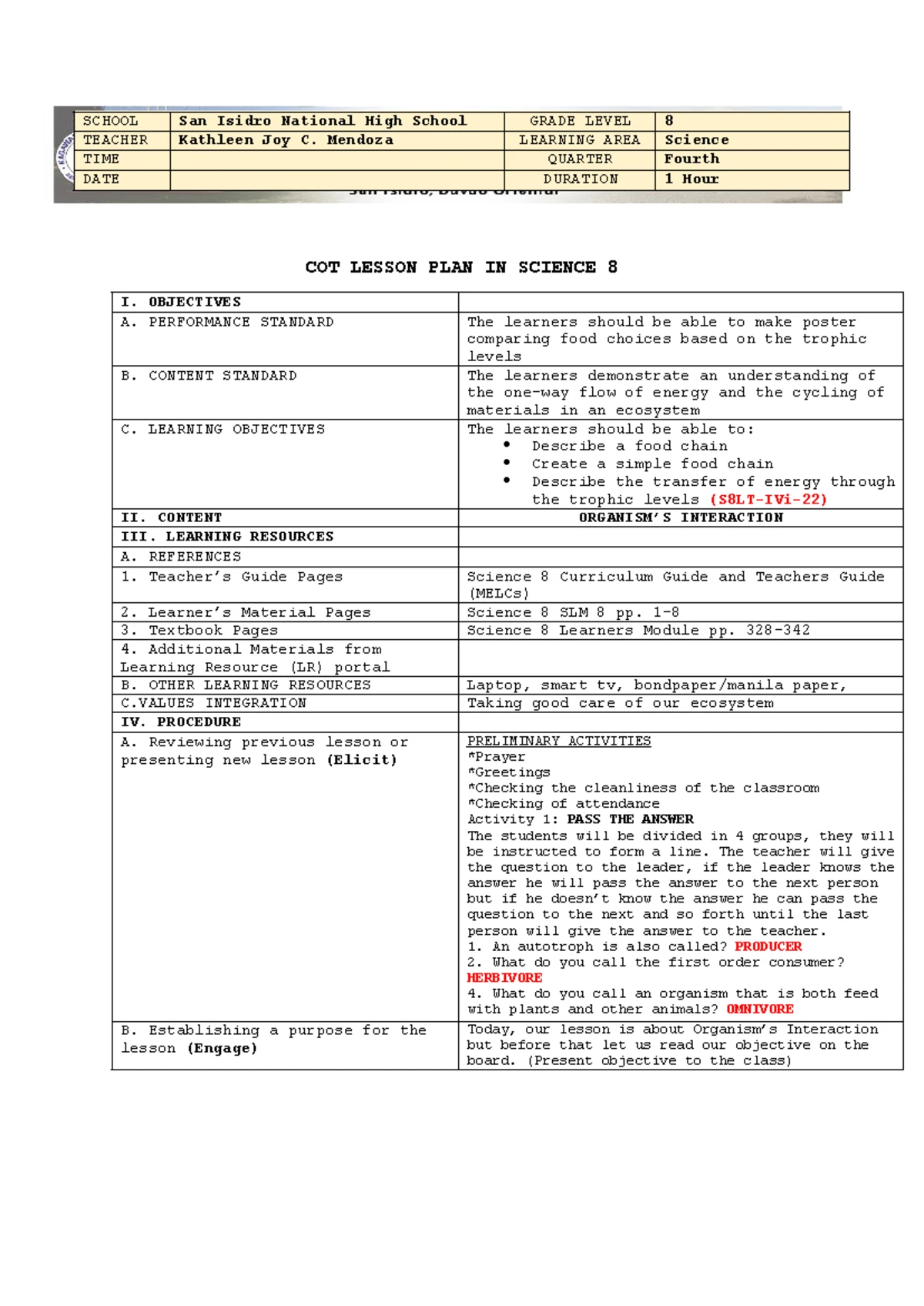 Deped FORM 138 BACK - TO UNENROLL STUDENT - REPORT ON LEARNING PROGRESS ...