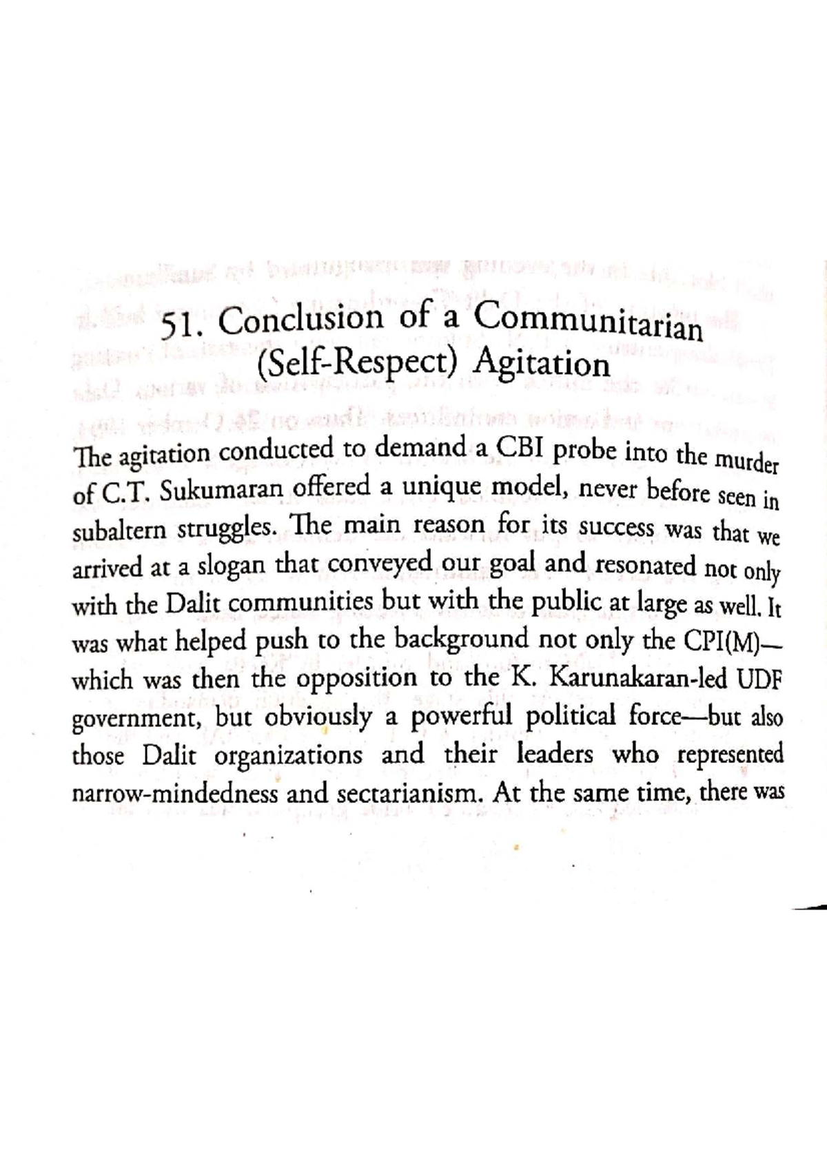 51-53. Conclusion and Reflections on Dalit Struggles - K.K. Kochu - Studocu