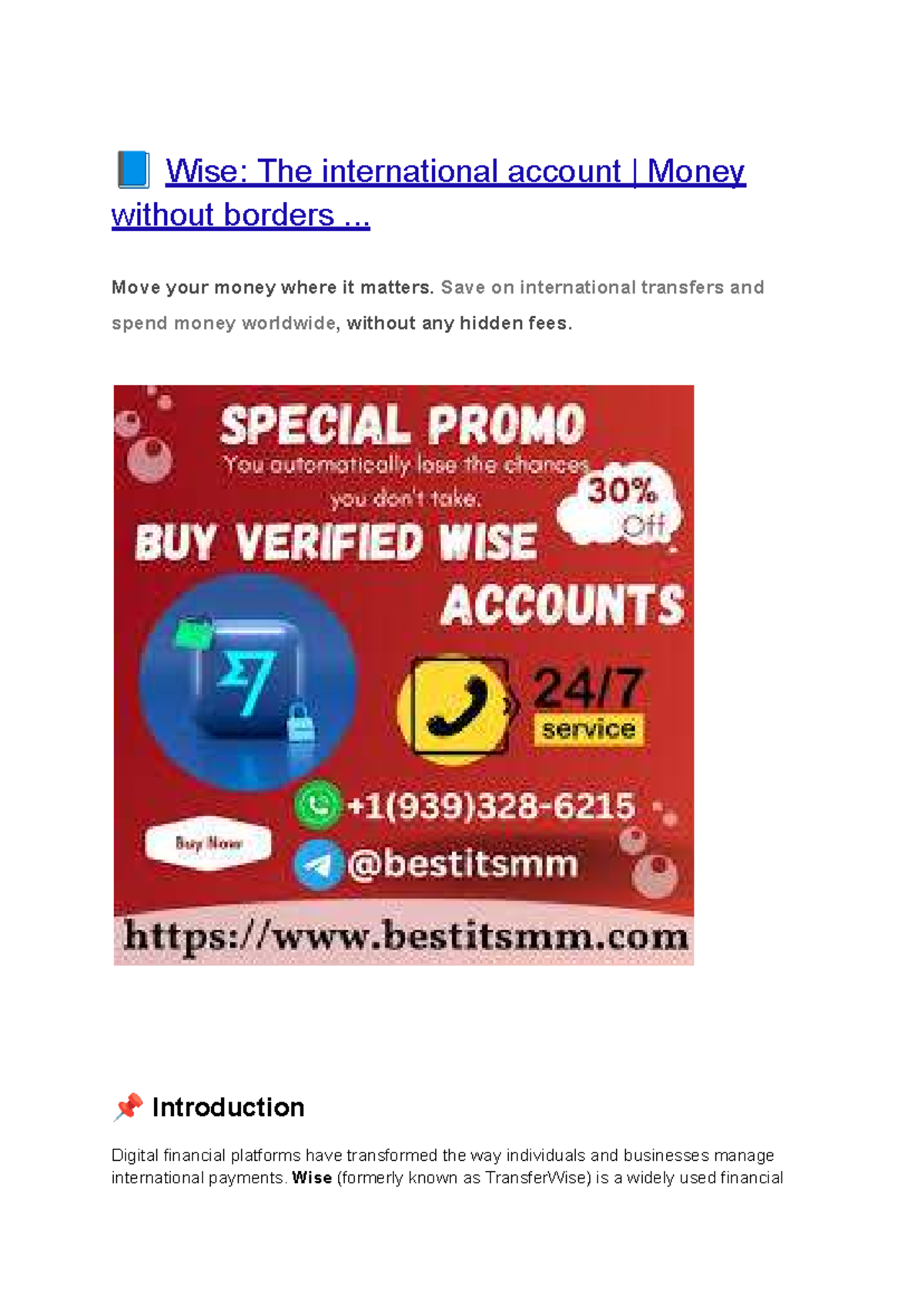 The Ultimate Guide to Verified Wise Accounts: A Global Overview - Studocu