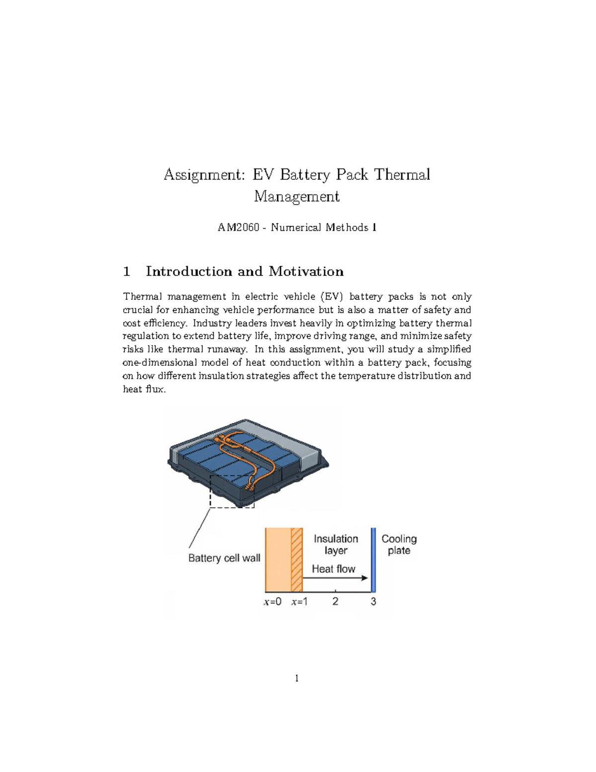 AM2060 Lab Assignment: EV Battery Pack Thermal Management Analysis ...