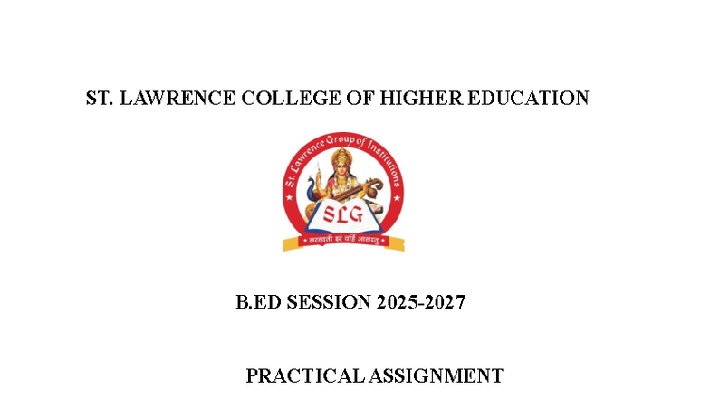 B.ED 109 Practical Assignment: Creating Online Assessment Tools - Studocu