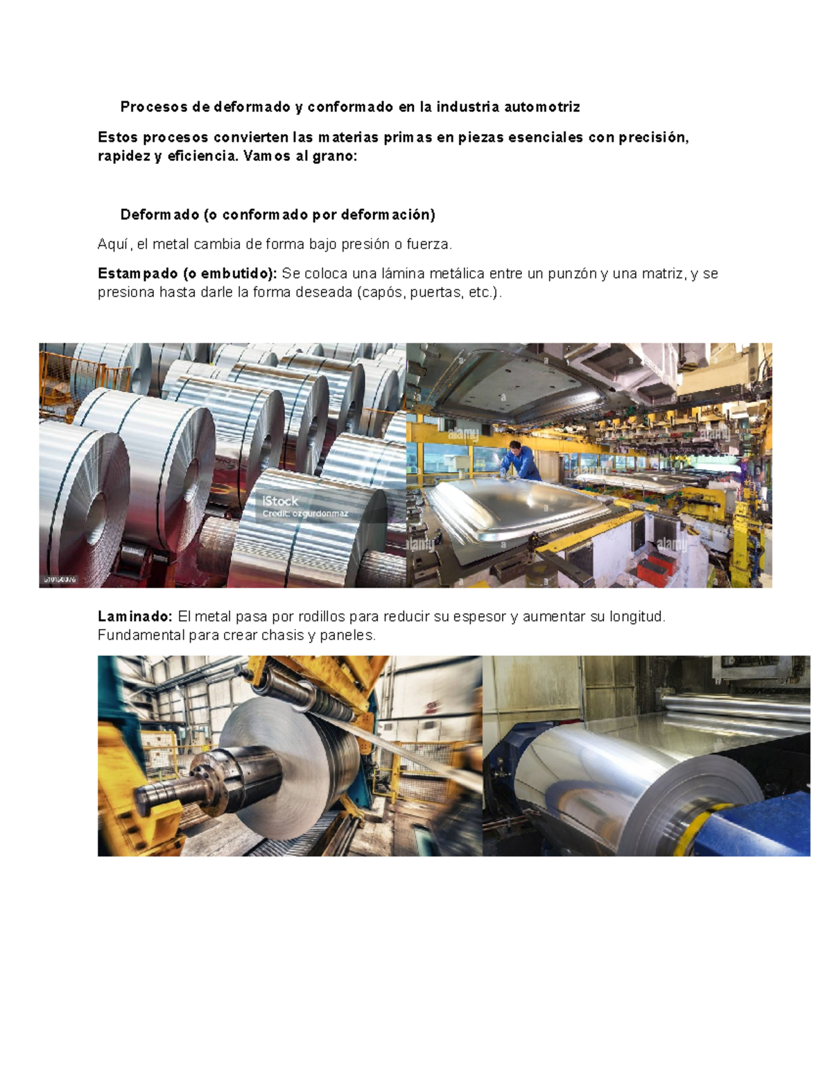 🔧 Procesos de Deformado y Conformado en la Industria Automotriz: Un ...