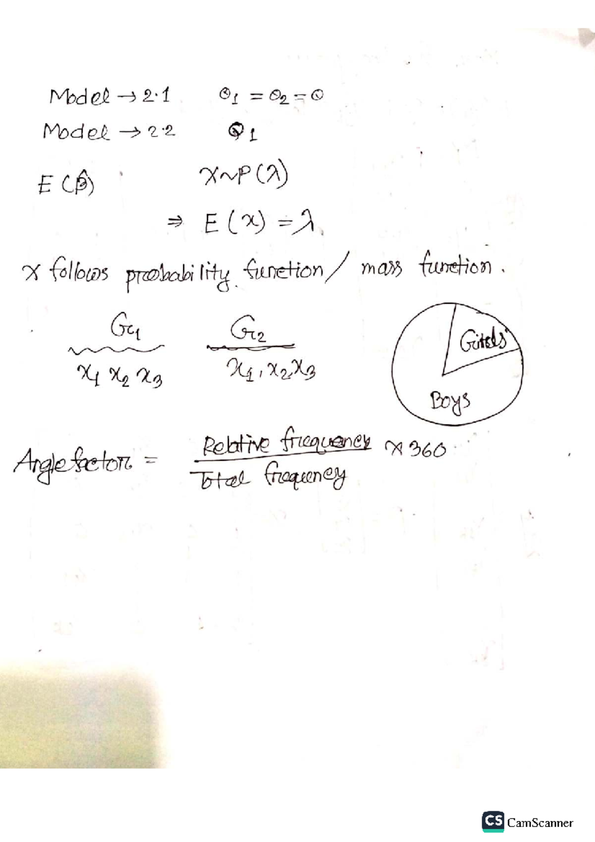 GLM (Generalized Linear Models) Notes and Probability Functions - Studocu