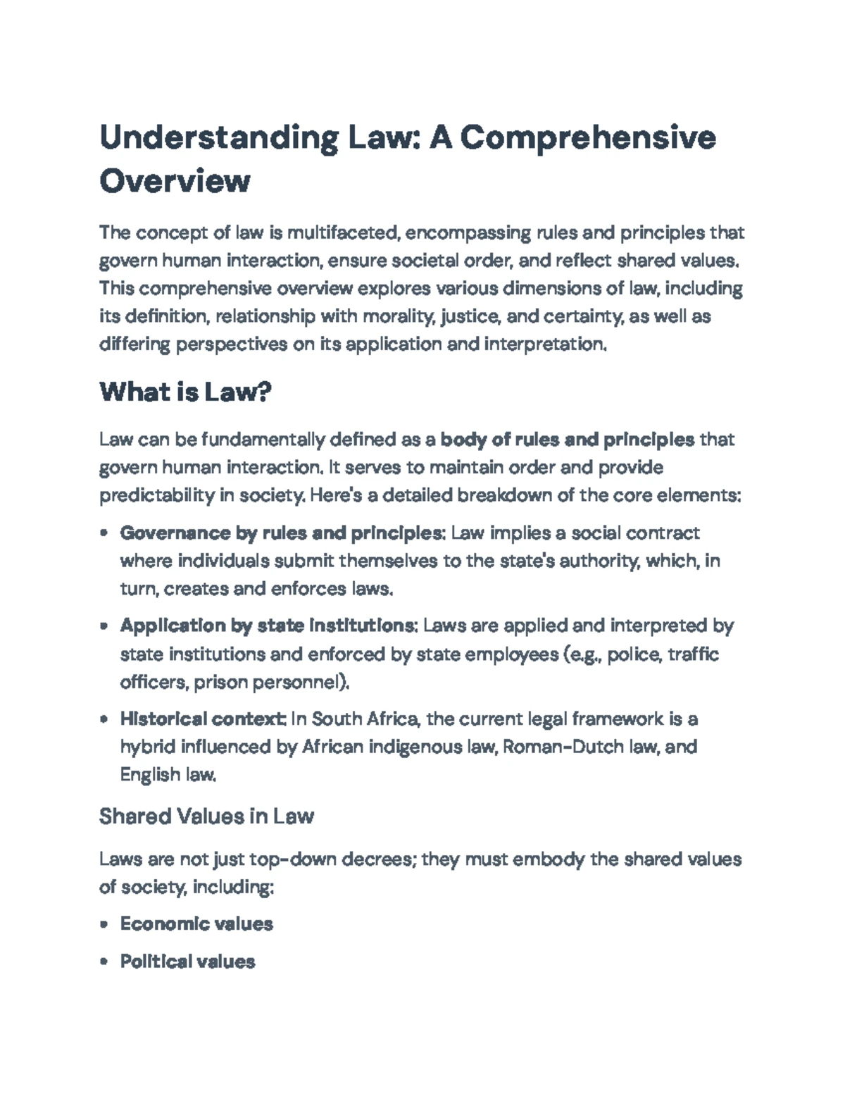 Introduction to Law (Guide to Accessing Prescribed Books) - Studocu