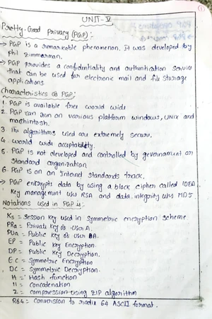 CNS unit-1 - JNTUH B.Tech R18 Cryptography and Network Security Study Material - UNIT ...