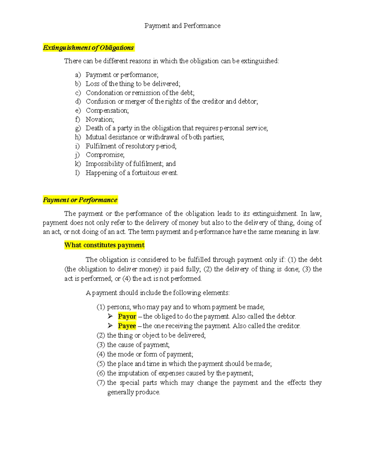 Chapter 3 oblicon reviewer - Chapter 3 Different Kinds of Obligations ...