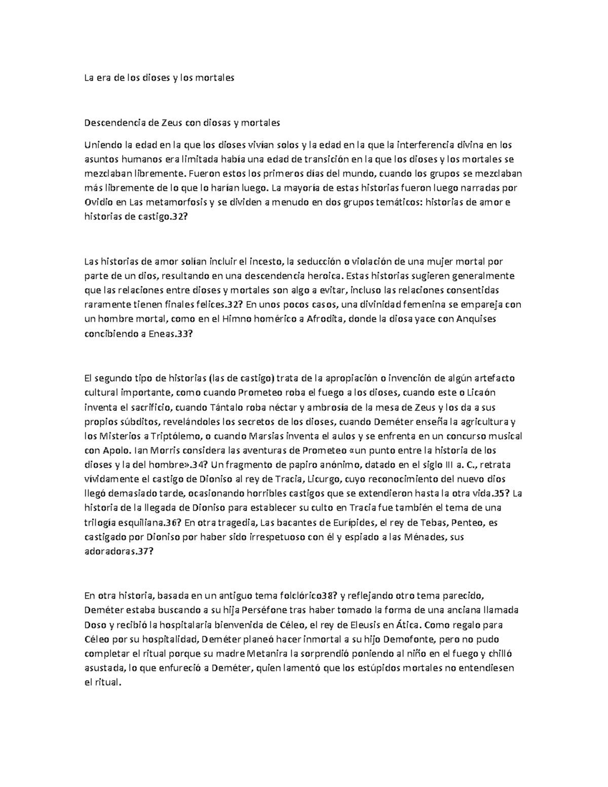 La era de los dioses y los mortales - La era de los dioses y los ...