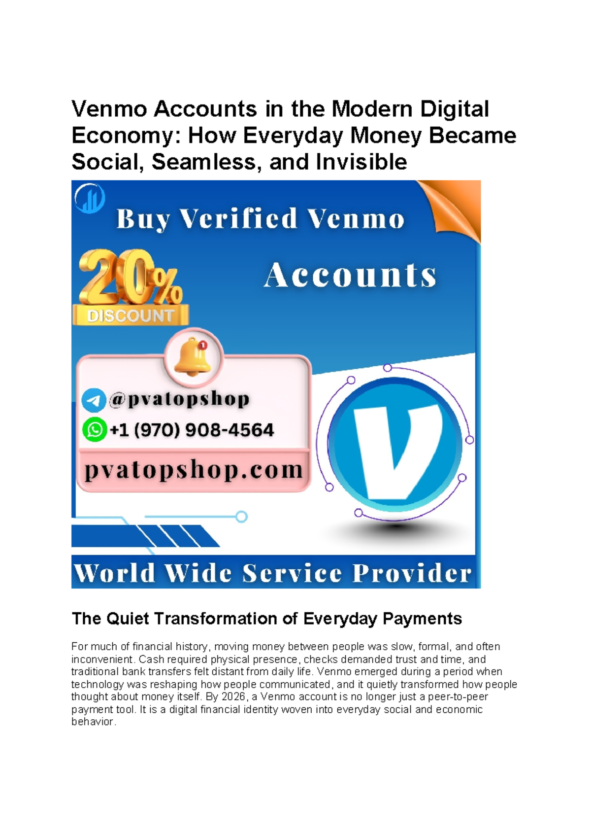 Venmo Accounts in 2026: The Evolution of Digital Payments and Identity ...