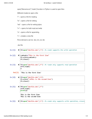 Lab000O for TTU ENGR 1330 - Laboratory 0: Yes, That's how we count in python! Smith, Lucas R ...