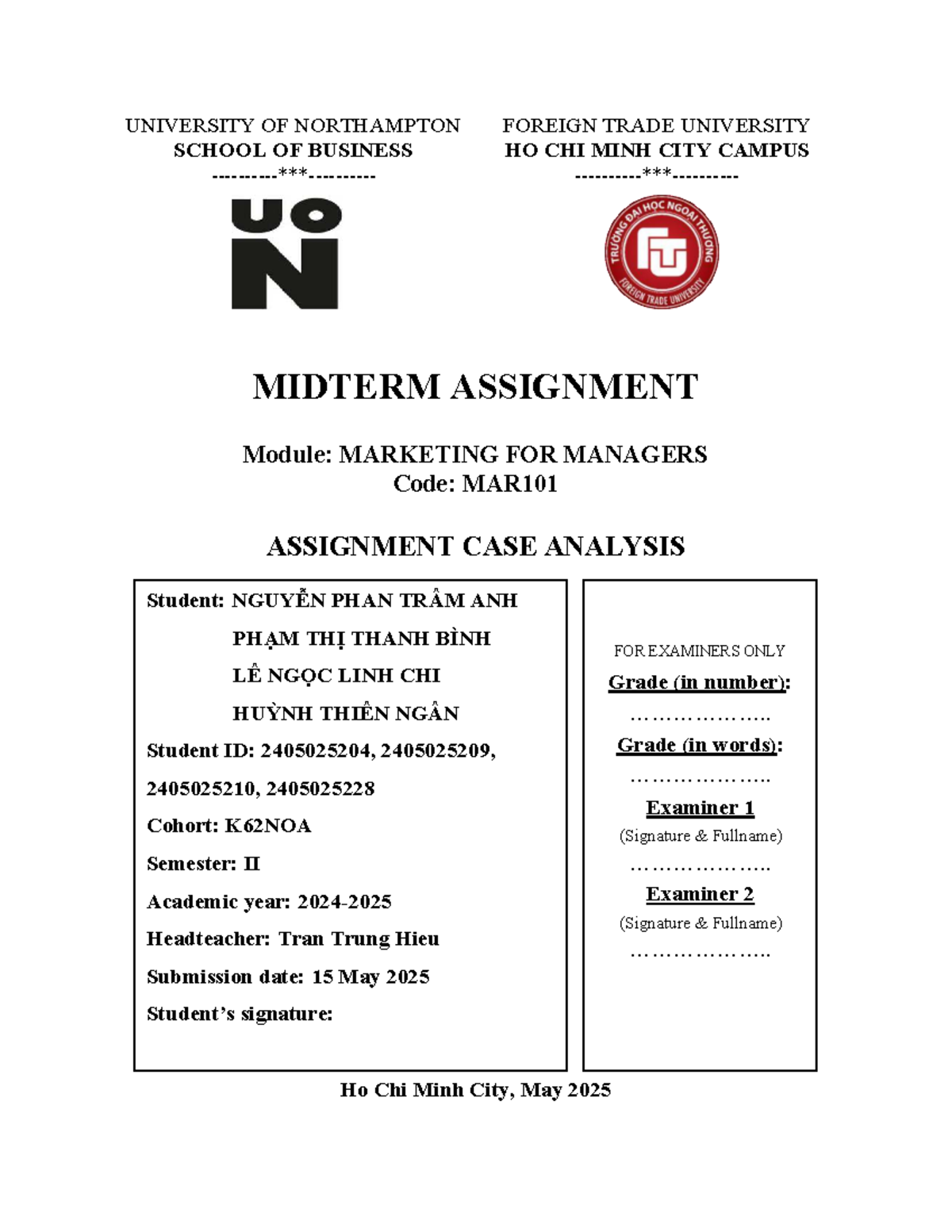 KFC Marketing Plan Case Analysis - MAR101 Midterm Assignment - Studocu