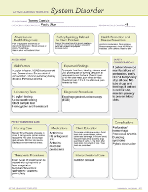 Ati remediation malnutrition - ACTIVE LEARNING TEMPLATE: Basic Concept ...