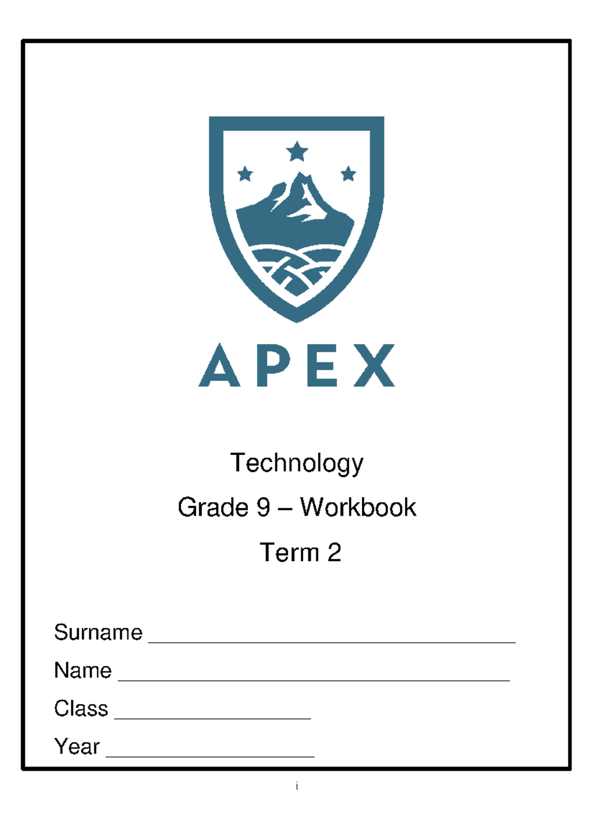 Apex Grade 9 Technology Term 2 Workbook: Hydraulic & Pneumatic Systems ...