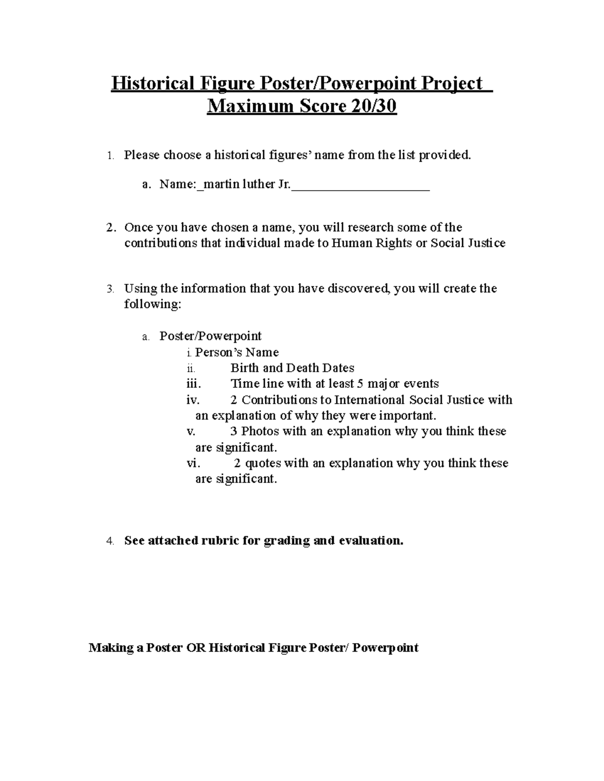 Historical Figure Research Project-1 - Historical Figure Poster ...