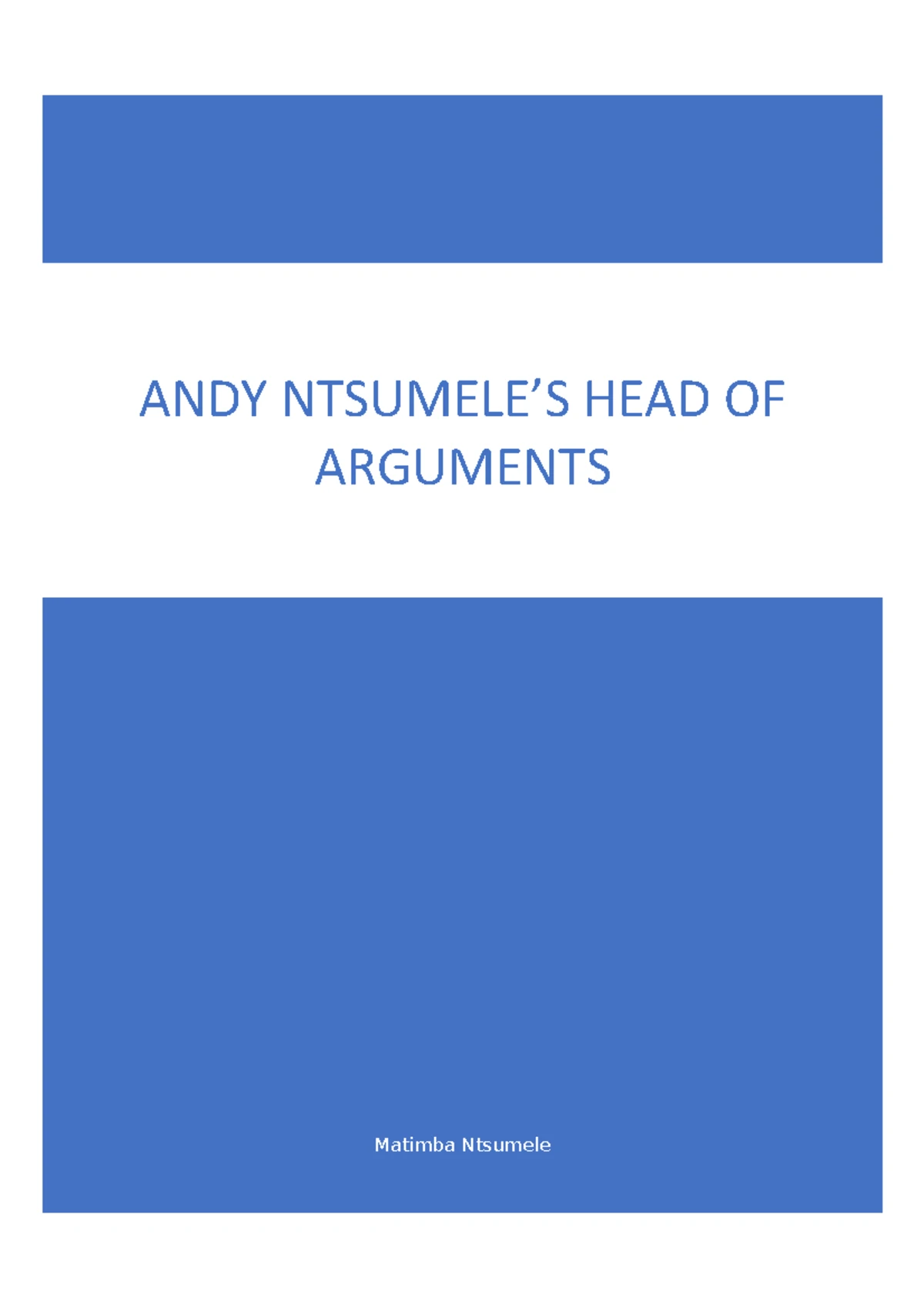 Heads of arguments Example - N THE SUPREME COURT OF APPEAL OF SOUTH ...
