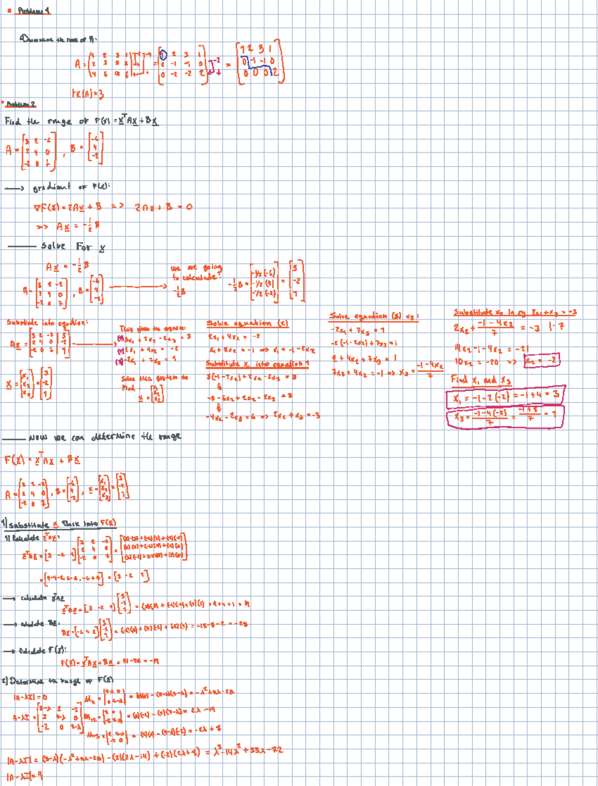 Mathematics Elective - Notes on Eigenvalues and Quadratic Forms - Studocu