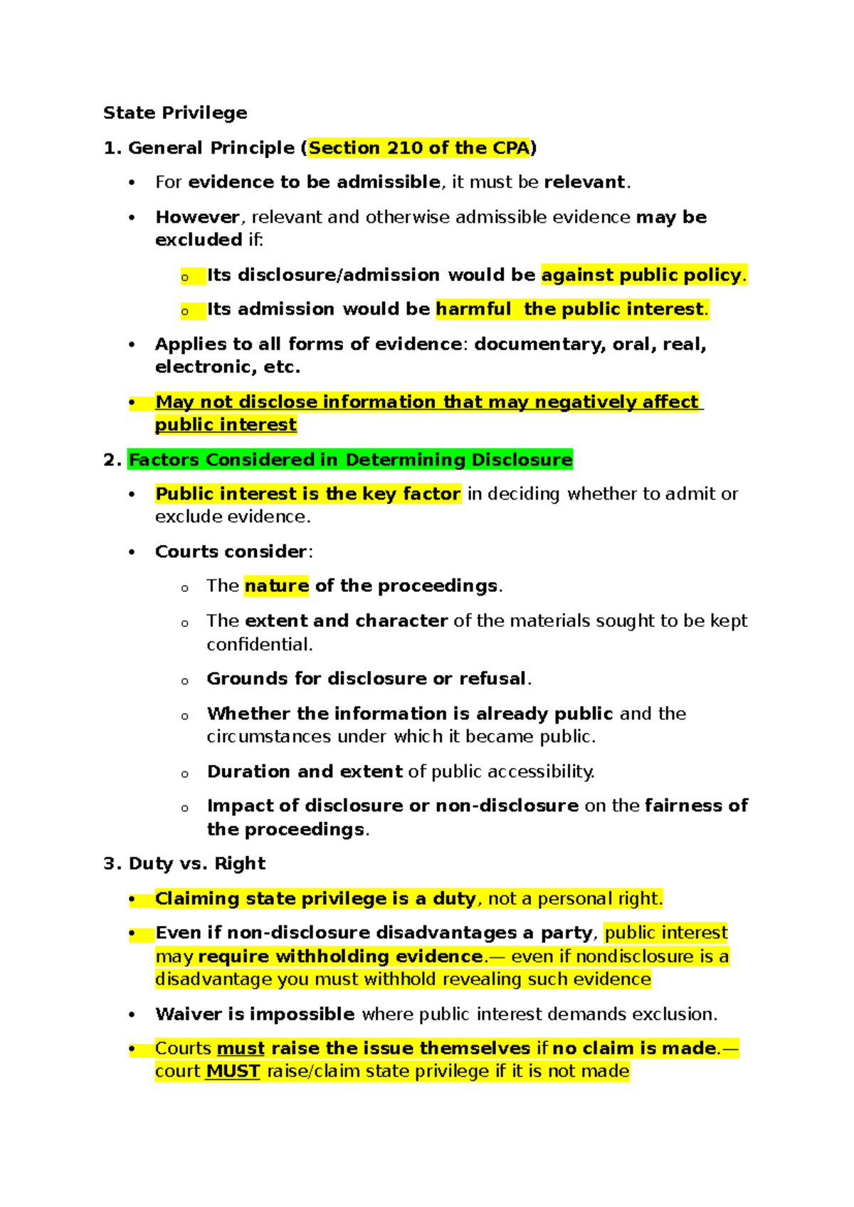 Access to Police Dockets and State Privilege in Criminal Trials (CPA ...