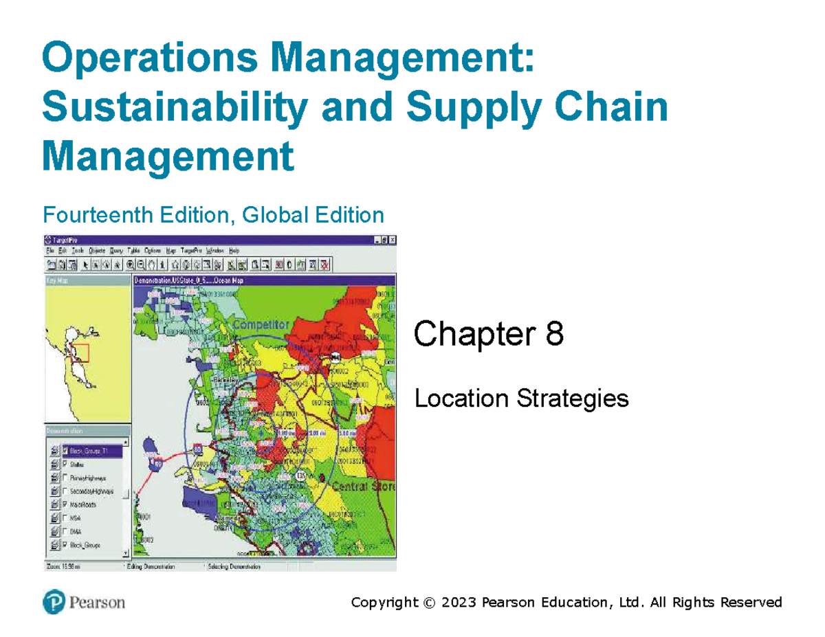 OPM537 Chapter 8: Location Strategies in Operations Management - Studocu