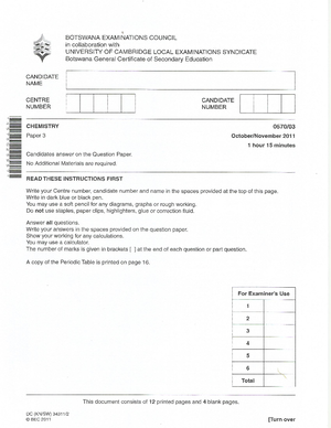 [Solved] botswana form 3 social studies past exam papers - Junior ...