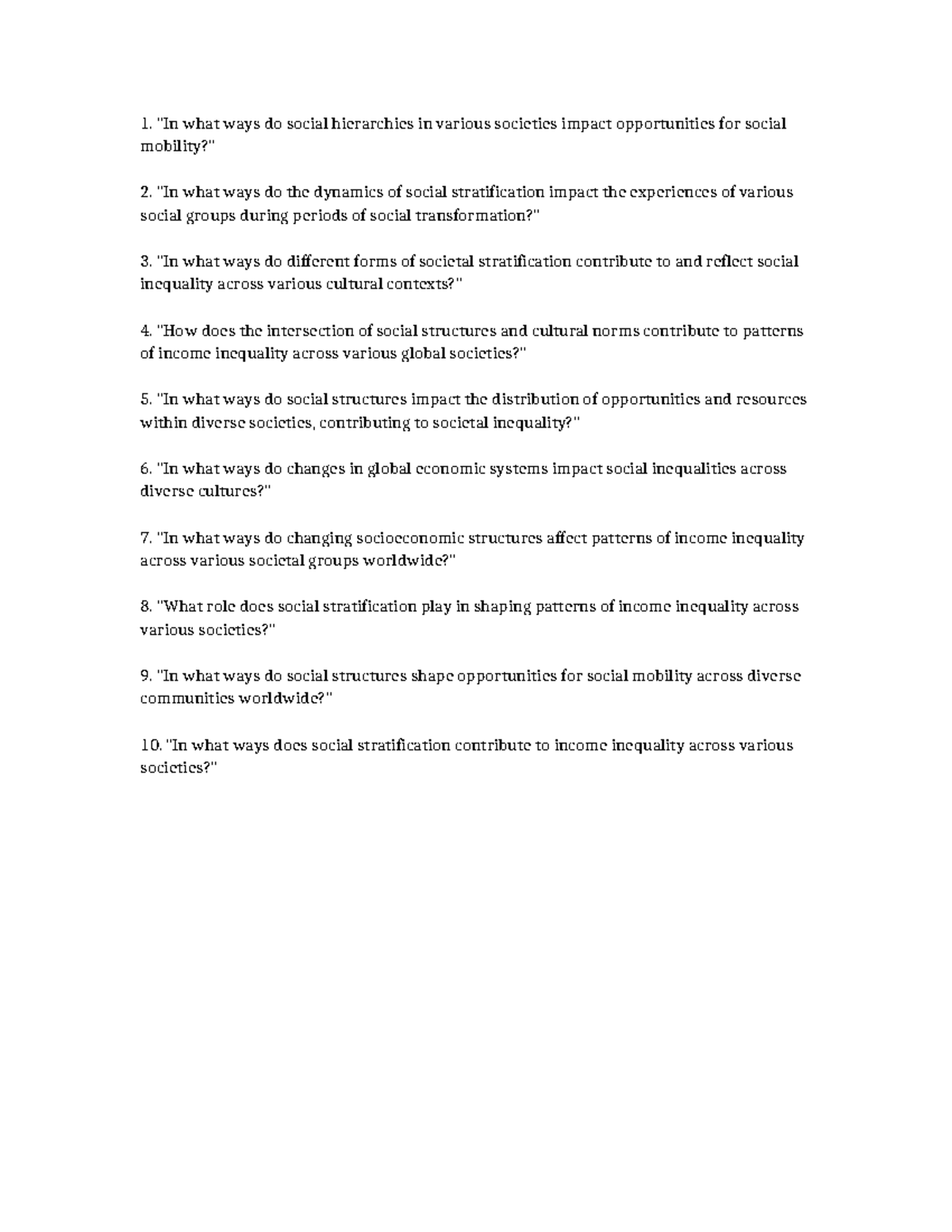 Sociology 101: Social Hierarchies & Inequality - Advanced Insights ...