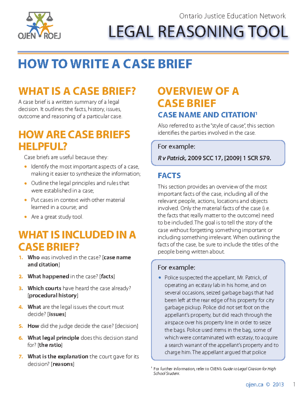 Material Facts Of A Case
